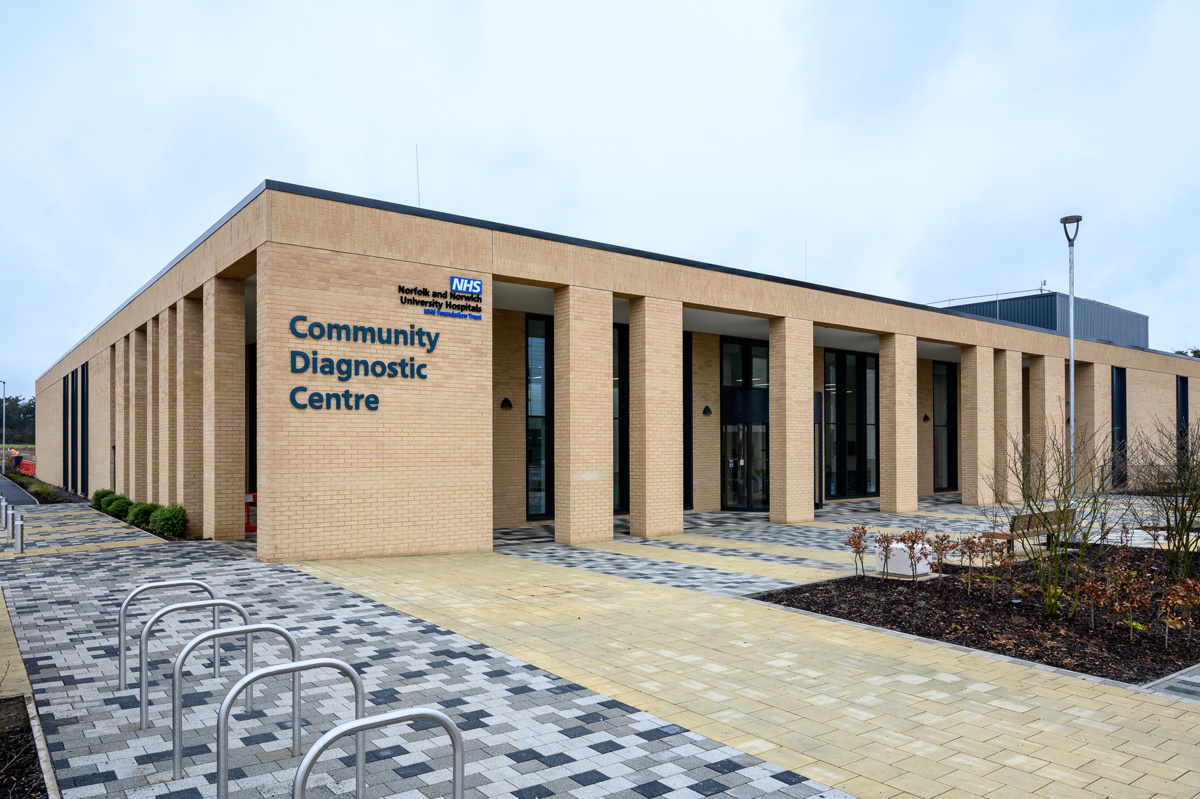 Rossi Long - Work Completes at NNUH New Community Diagnostic Centre